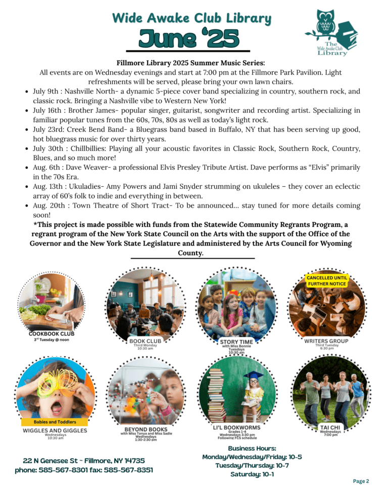 Wide Awake Club Library – Serving the community for over 100 years