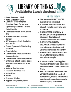 List of Items to Borrow – Wide Awake Club Library